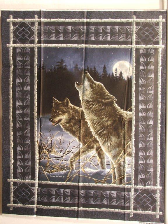 Wolf Baying at the Moon